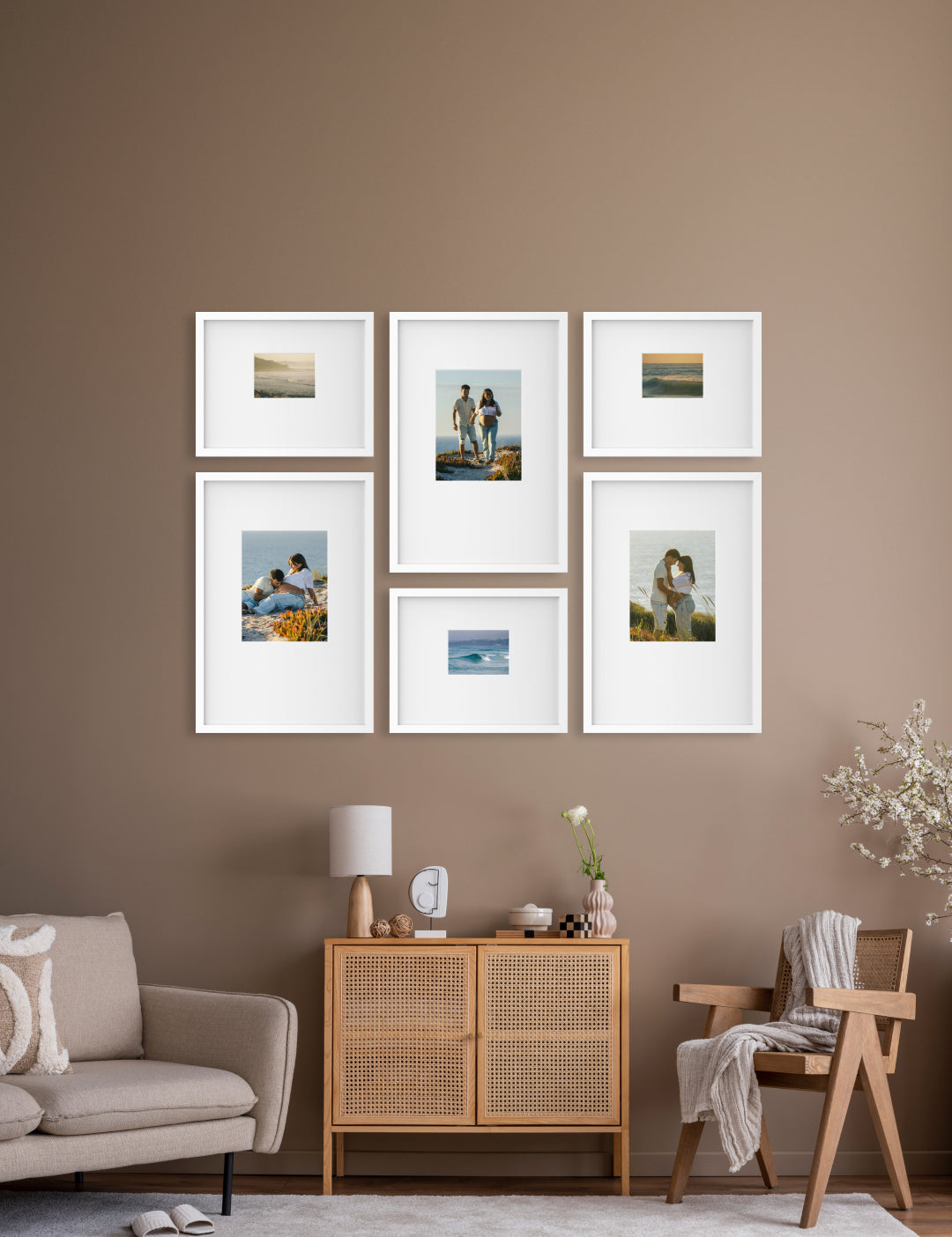 Bricklay Gallery Wall - Natural Wood Picture Frame Set - by Bobby Berk – Frameology