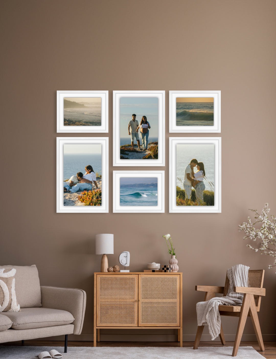 Bricklay Gallery Wall - Natural Wood Picture Frame Set - by Bobby Berk – Frameology