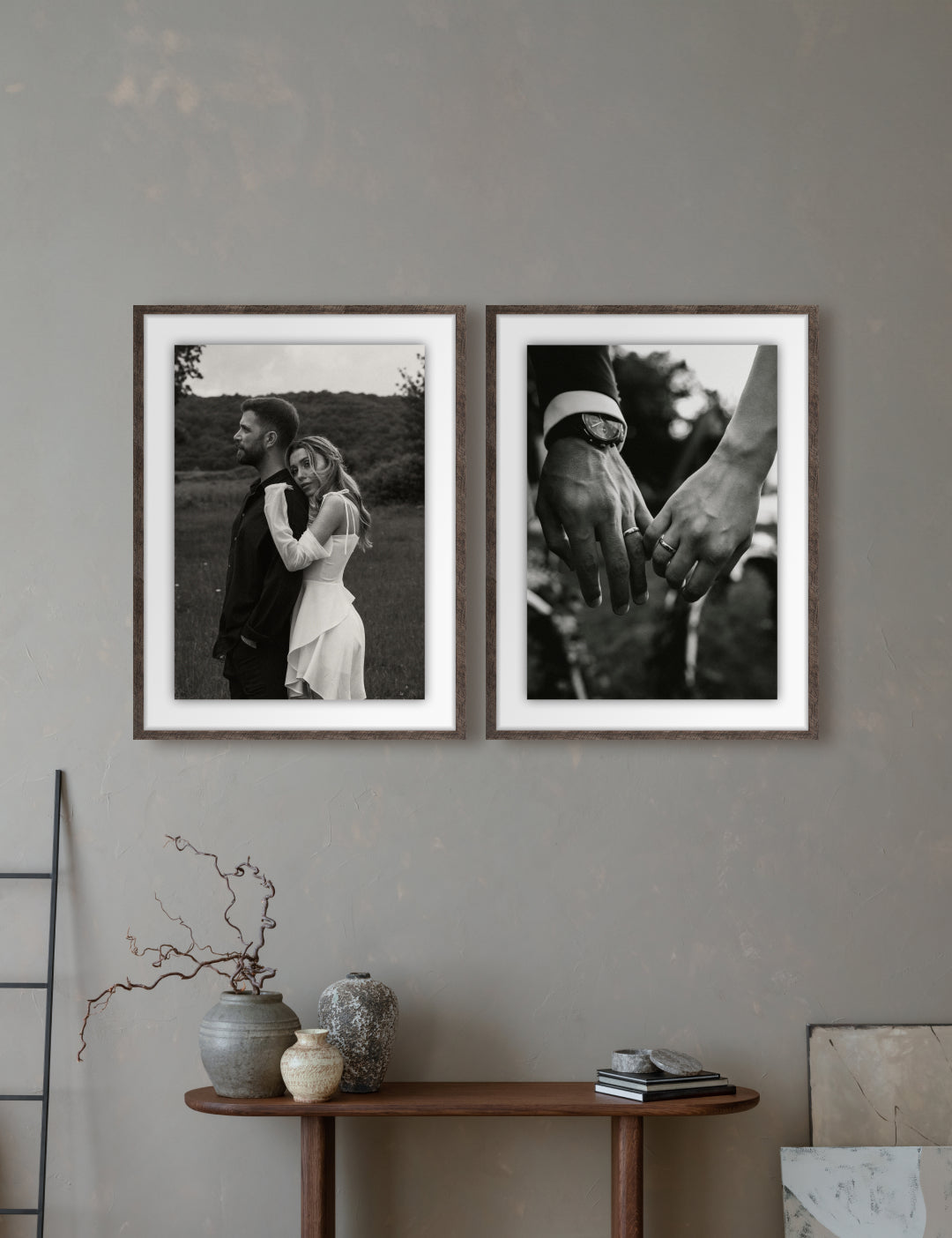 The Diptych Set - 2 Large Black Picture Frames - Designed by Bobby Berk – Frameology