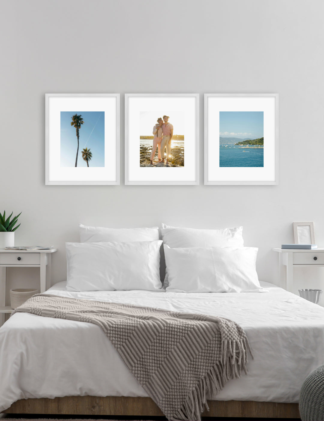 The Triptych Set - 3 White Picture Frames - Designed by Bobby Berk ...
