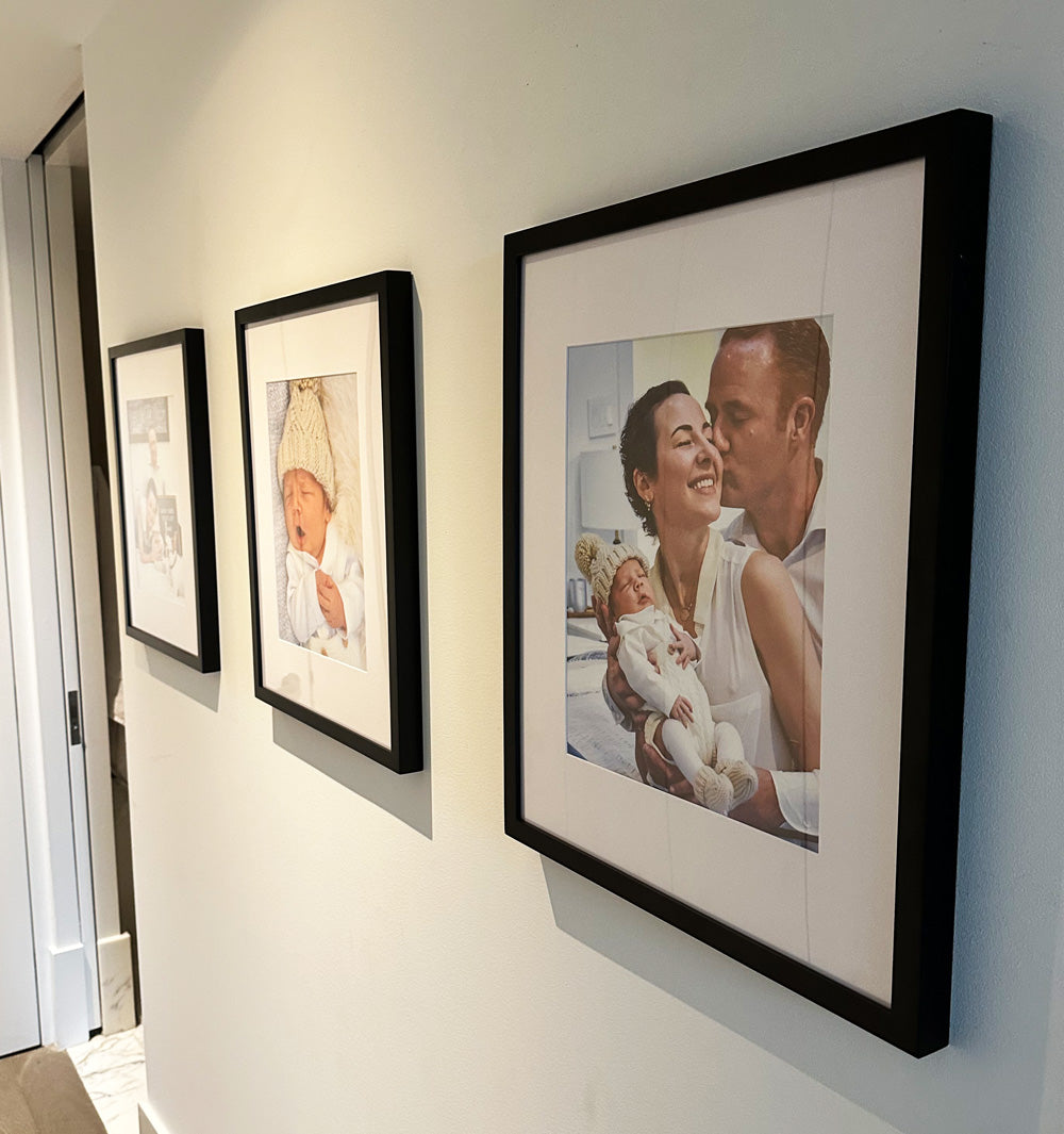 Triptych - Black framed photo gallery wall – Frameology