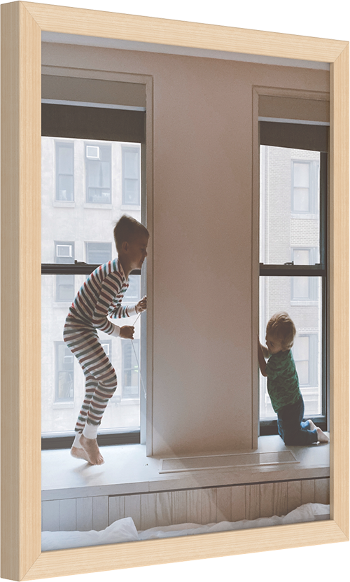 Luxe Wall Natural Wood Picture Frame | Print and Frame Photos Online ...