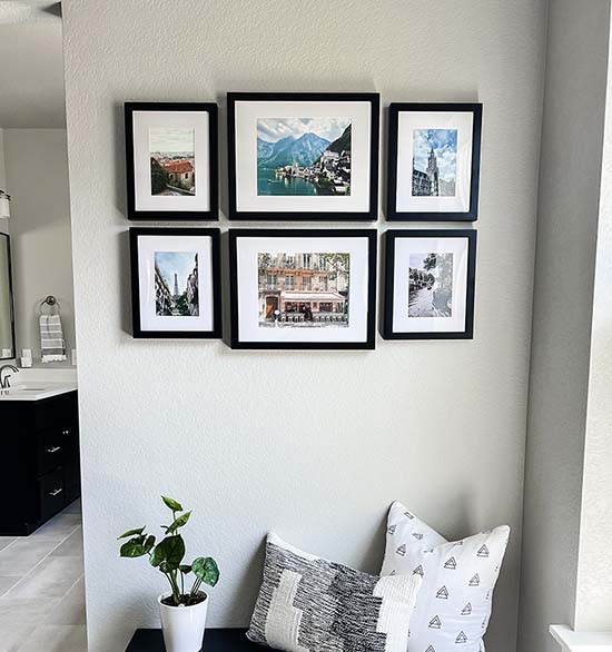 Graceful Six White Framed Photo Gallery Wall N Frameology graceful-six-white-framed-photo-gallery-wall-n-frameology