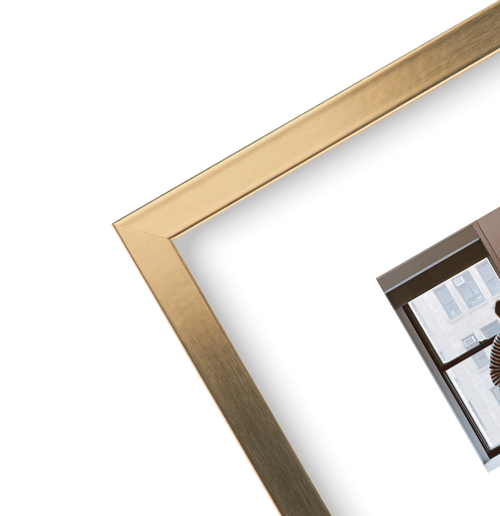 Luxe Gallery Gold Picture Frame With Mat | Print and Frame Photos ...